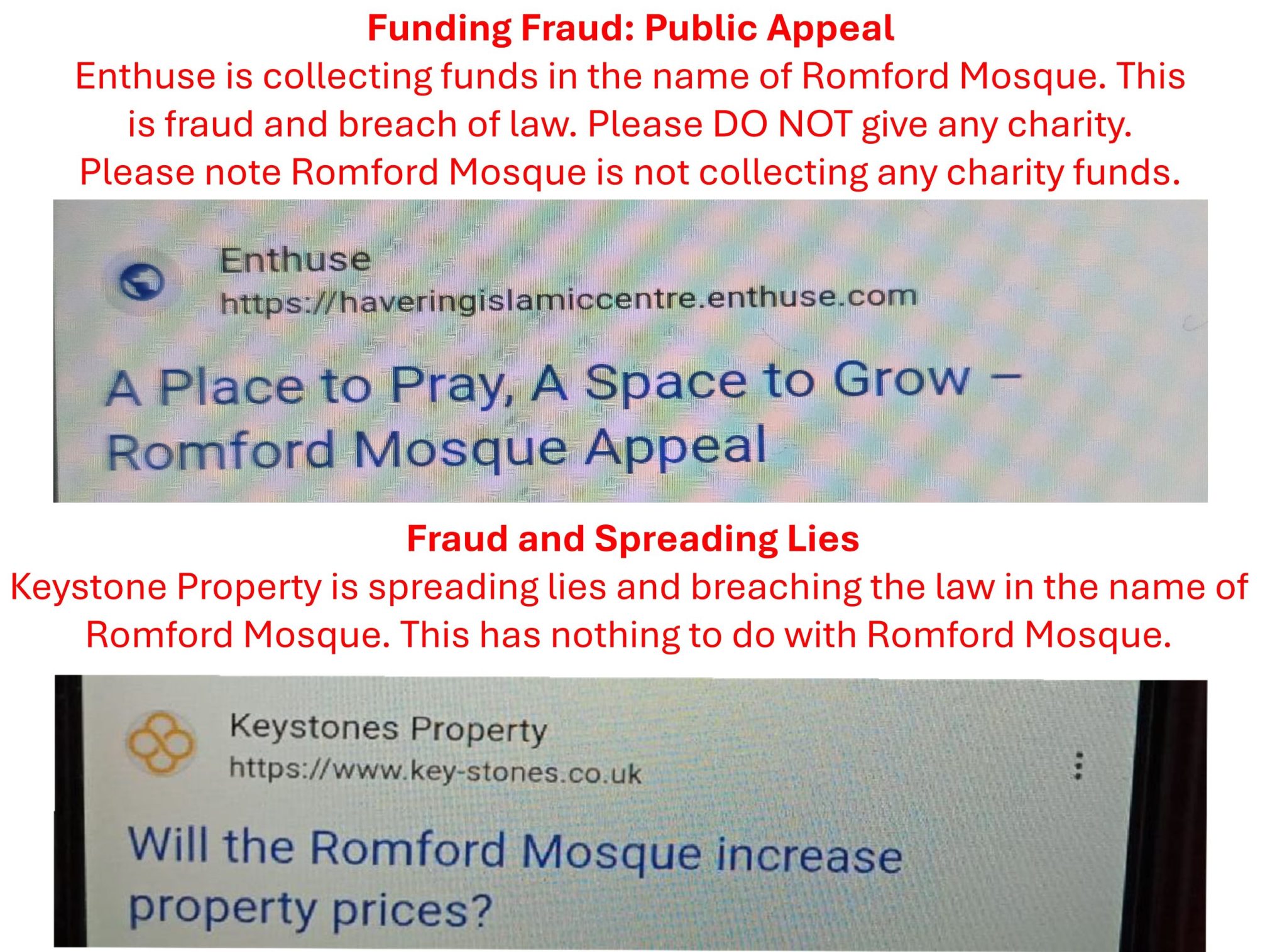 Romford Mosque, Quran and Islamic classes, Friday Prayer